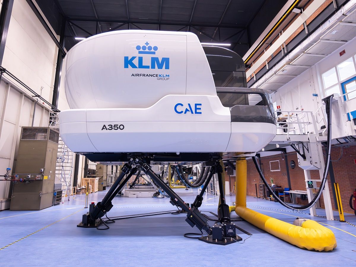 KLM Debuts First A350 Simulator Netherlands | Halldale Group
